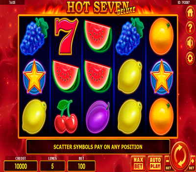 Hot Seven Deluxe play online