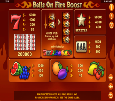 Bells On Fire Boost play online